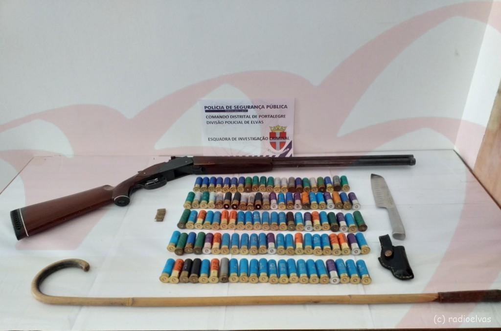 Psp Detém Dois Indivíduos Em Elvas E Apreende Várias Armas Rádio Elvas