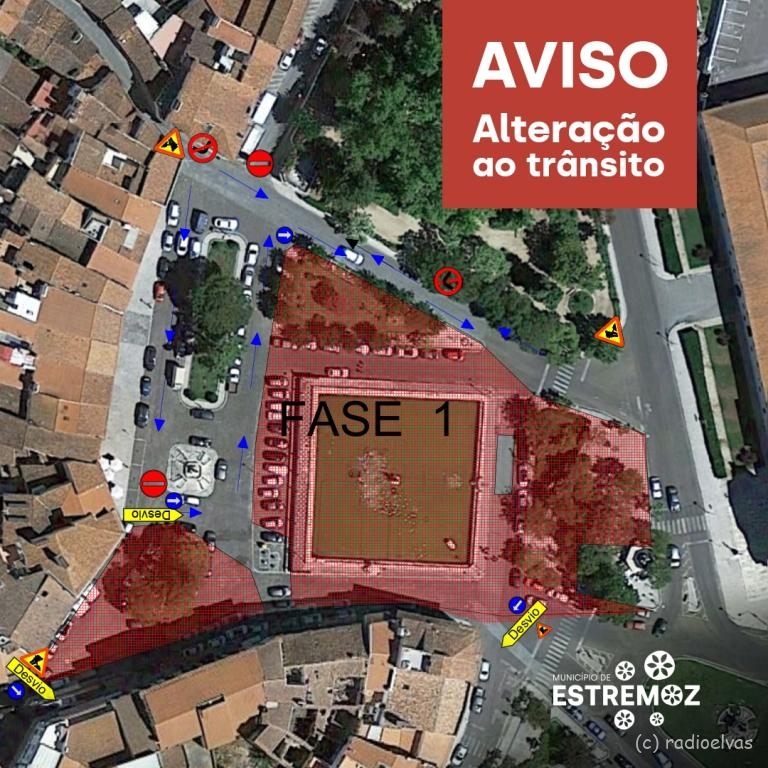 Trânsito automóvel em Estremoz sofre alterações - Rádio Elvas